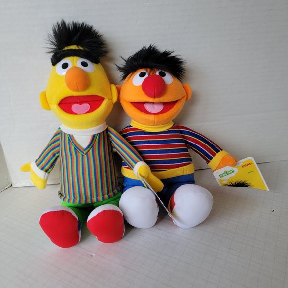 Gund | Toys | New Gund Sesame Street Tv Kpbs Ernie Bert Plush Soft ...